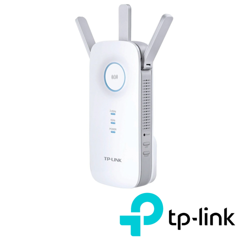 Extensor de cobertura wi-fi / tp-link re450 ac1750 / puerto rj-45 10 ...