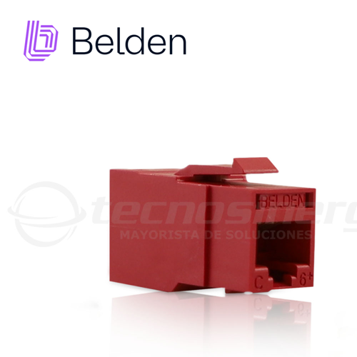 CONECTOR MODULAR JACK RJ45 CAT6 REVCONNECT BELDEN RV6MJKURD-S1 ESTILO ...