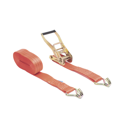 Eslinga Sintética de 50 mm x 10 Metros. Con Gancho y Tensor Metálico ...